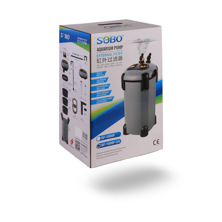 SOBO Aquarium Pump hang on Filter SF-1500F-UV - Aquatic Prime Fish